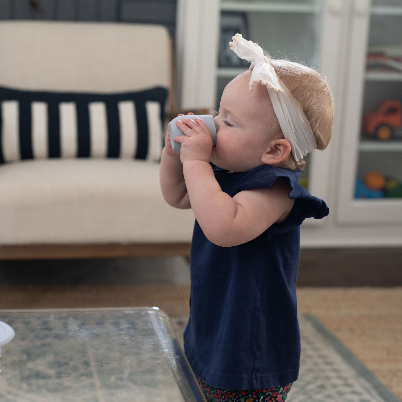 Baby-Led™ Tiny Cup by ezpz / Open Silicone Drinking Cup for Babies