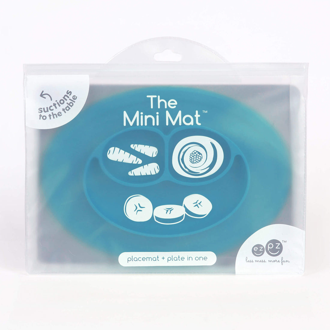 The Mini Mat by ezpz / Self-Suctioning Silicone Plate + Placemat